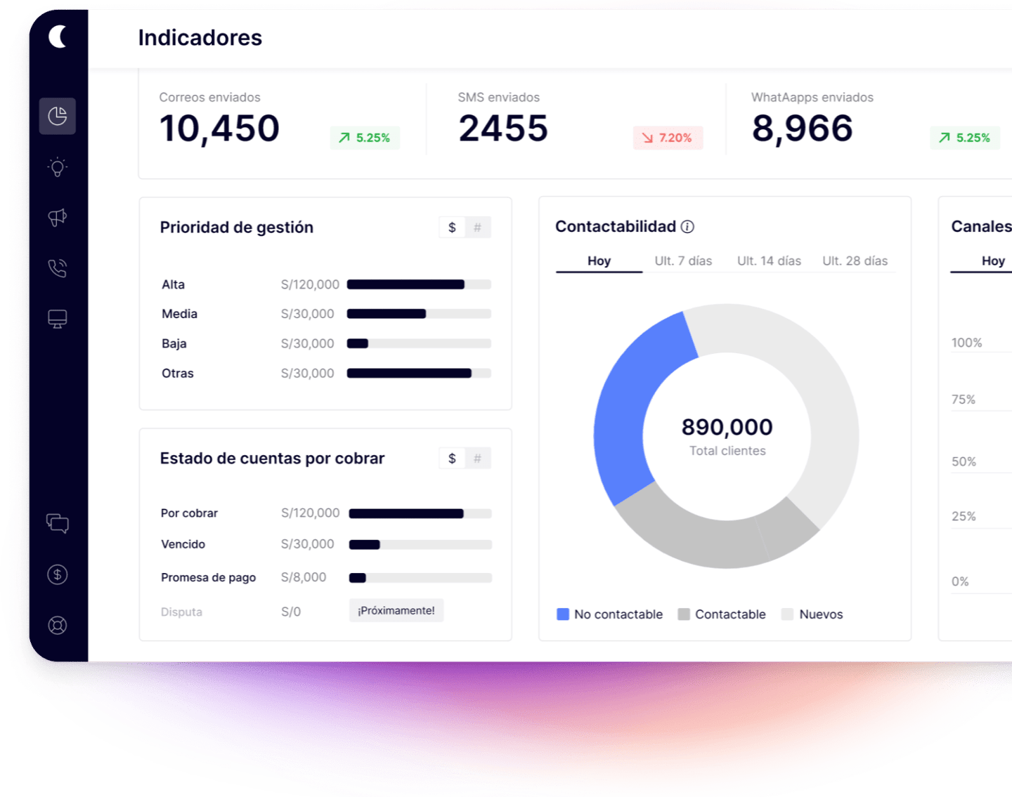 Software de Cobranzas en Perú impulsado por IA - Moonflow